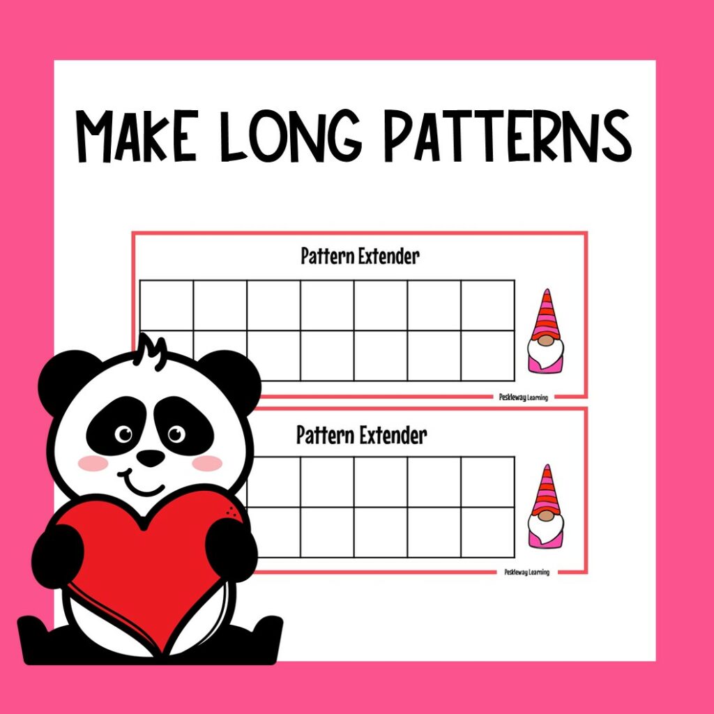 Valentine's Day Candy Heart Patterns | Made By Teachers