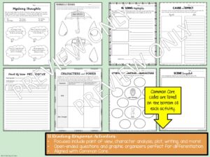 Frindle Novel Study Unit | Comprehension and Vocabulary with Activities ...
