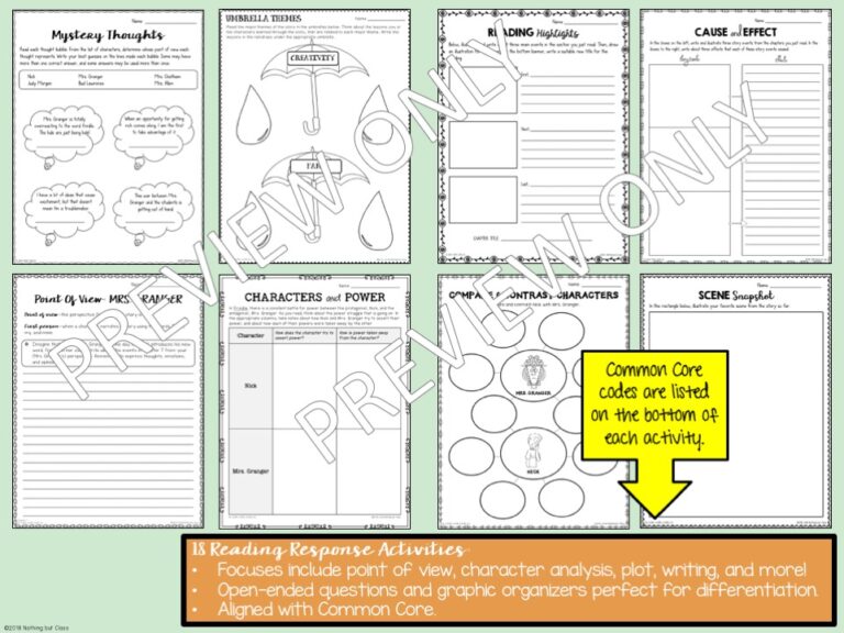 Frindle Novel Study Unit | Comprehension and Vocabulary with Activities ...