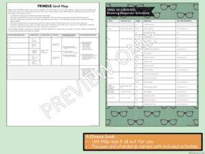 Frindle Novel Study Unit | Comprehension and Vocabulary with Activities ...