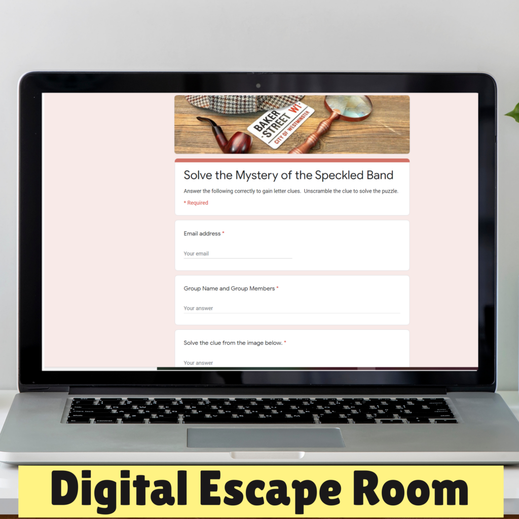 Sherlock Holmes, Adventure of the Speckled Band Lesson and Digital ...