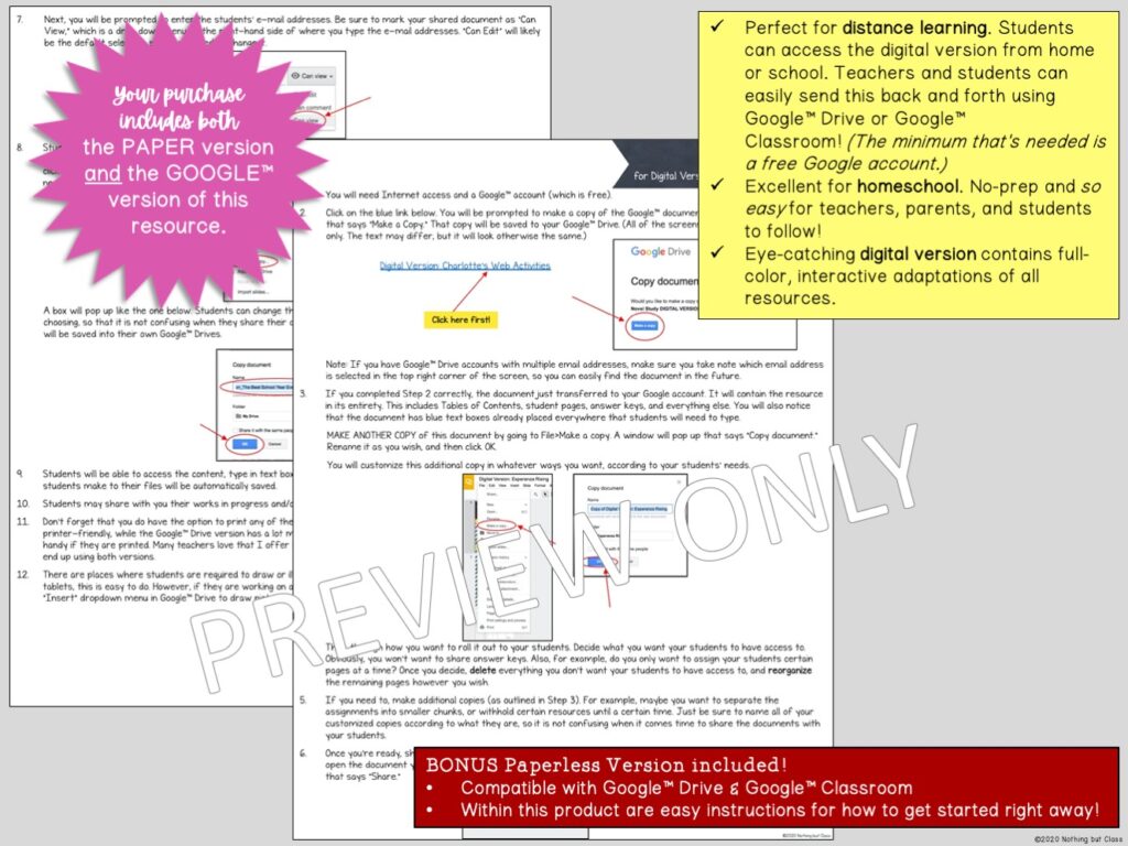 George's Marvelous Medicine Novel Study | Comprehension and Vocabulary ...