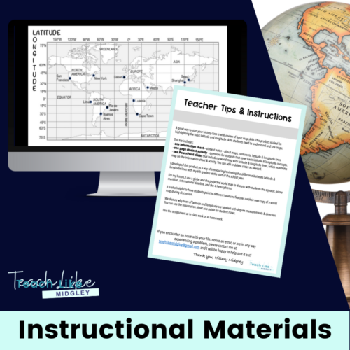Map Skills: Latitude and Longitude Overview | Made By Teachers