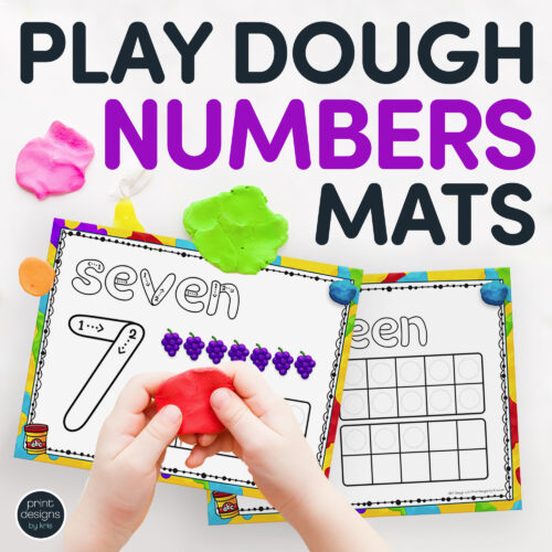 Playdoh Number Mats - Play Dough Number Mats | Made By Teachers