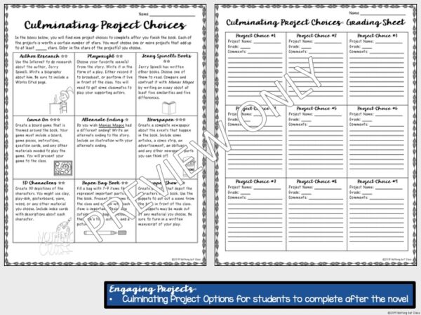 Maniac Magee Novel Study Unit | Comprehension and Vocabulary with ...