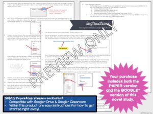 Maniac Magee Novel Study Unit | Comprehension and Vocabulary with ...