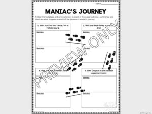 Maniac Magee Novel Study Unit | Comprehension and Vocabulary with ...