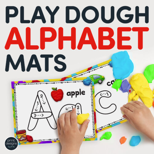 Playdoh Alphabet Letter Mats - Play Dough Alphabet Mats | Made By Teachers