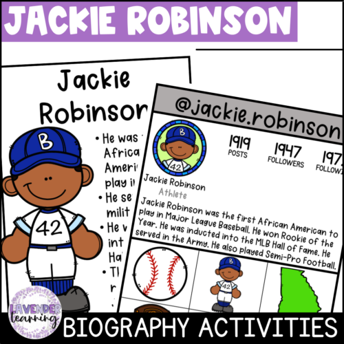 Black History Month Biography Activities Bundle for Kindergarten 1st ...