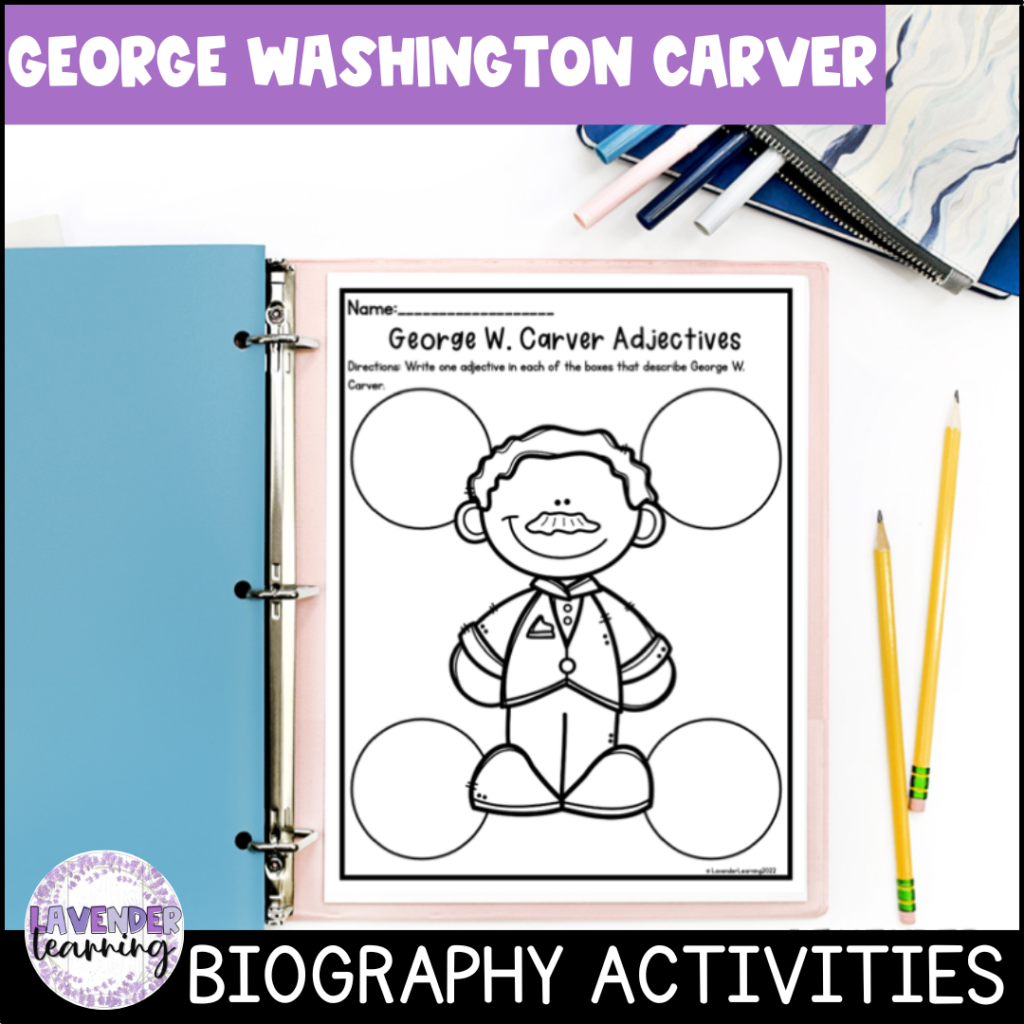 George Washington Carver Biography Activities - Black History Month ...