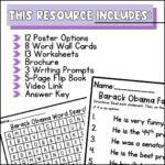 Barack Obama Biography Activities for Kindergarten, 1st Grade, & 2nd ...