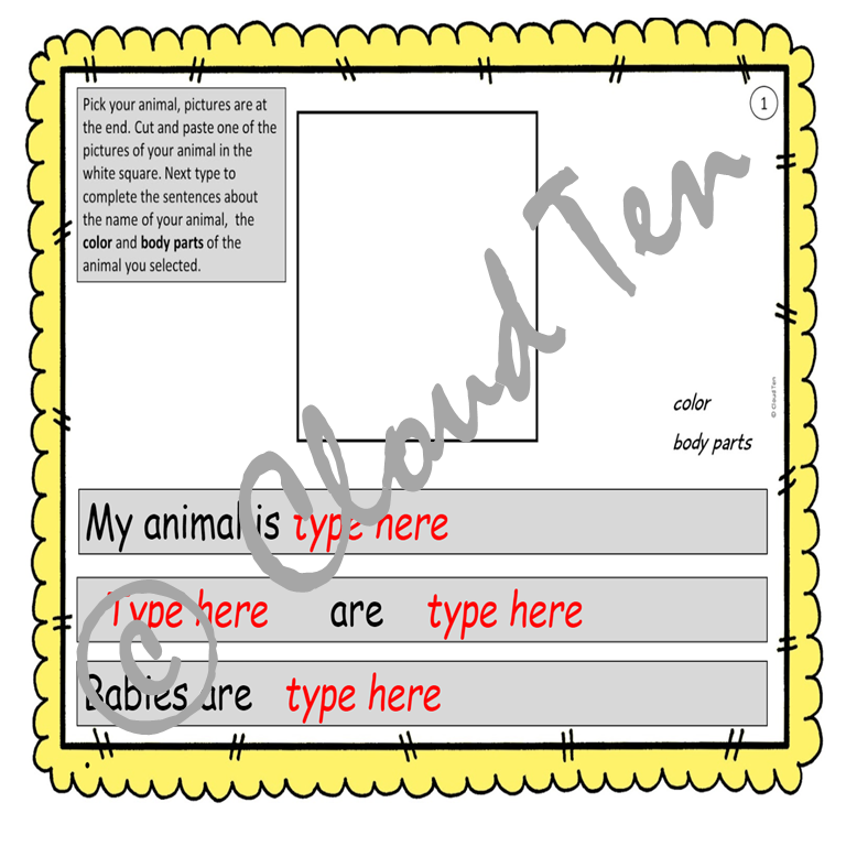 Animals and their babies in Google Slides™ | Made By Teachers
