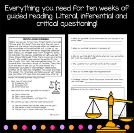 1st Grade Reading Comprehension Passages and Questions, Set 3 | Made By ...