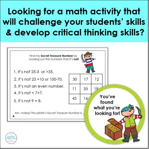 Addition, Subtraction, & Place Value Activities - Math Challenge ...