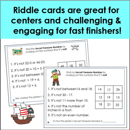 Addition, Subtraction, & Place Value Activities - Math Challenge ...