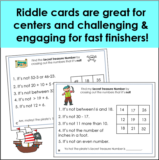 Addition, Subtraction, & Place Value Activities - Math Challenge ...