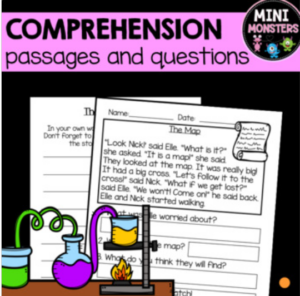 Kindergarten Reading Comprehension Passages and Questions, Set 3 | Made ...