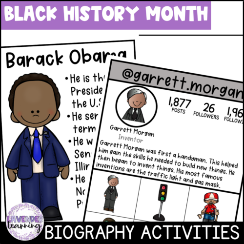 Garrett Morgan Biography Activities, Flip Book, & Report - Black ...