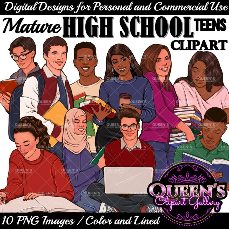 Teen Clipart, High School Students Clipart, Teenagers Clipart ...