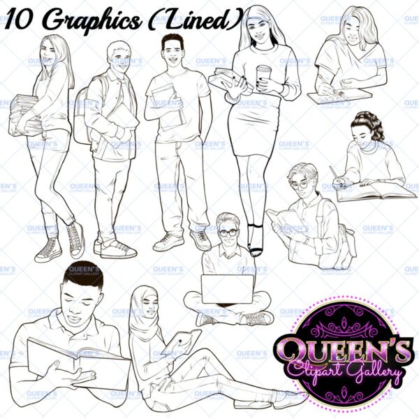 Teen Clipart, High School Students Clipart, Teenagers Clipart ...