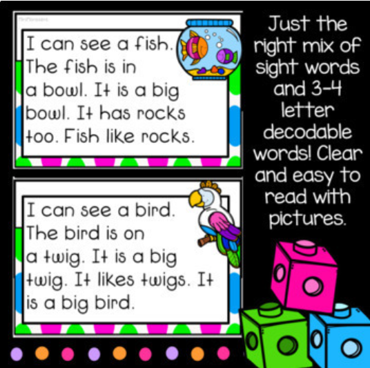 Kindergarten Reading Fluency Passages | Made By Teachers