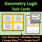 Geometry Logic Task Cards | Inductive and Deductive | Law of Syllogism ...