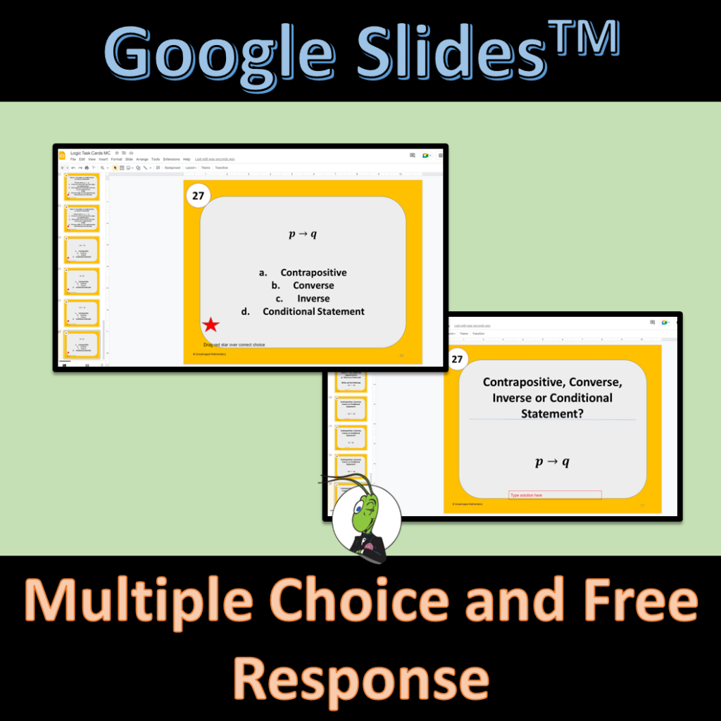 Geometry Logic Task Cards | Inductive and Deductive | Law of Syllogism ...