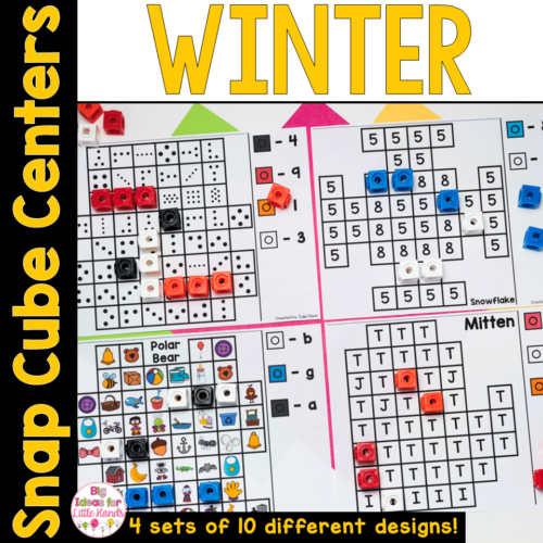 Kindergarten Winter Math and Literacy Center Activities | Phonics ...