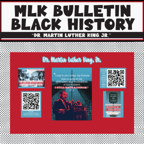 MLK, Martin Luther King, MLK Day, Black History Month, Bulletin Board ...