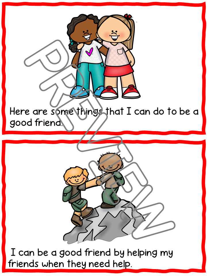 Being a Good Friend Social Skills Story | Made By Teachers