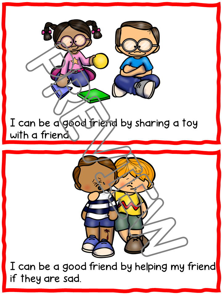 Being a Good Friend Social Skills Story | Made By Teachers