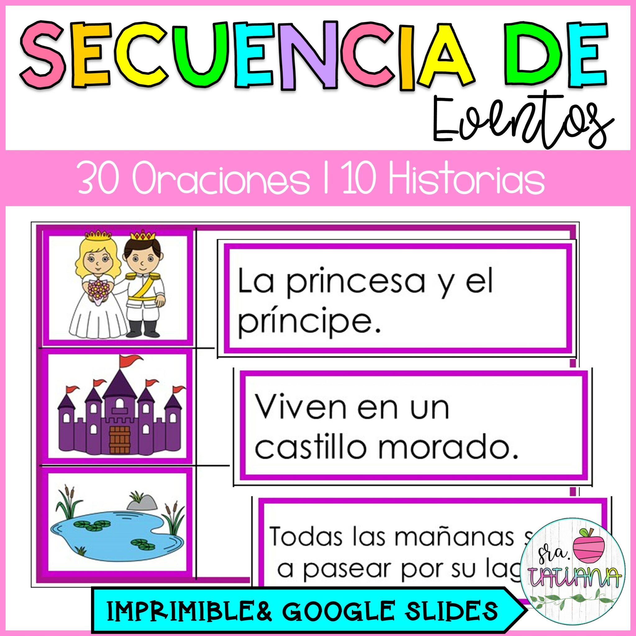 Sequence of Events Task Cards in Spanish | Secuencia de Eventos ...