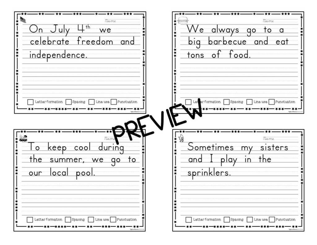 January Copywork - Manuscript Handwriting Practice | Made By Teachers