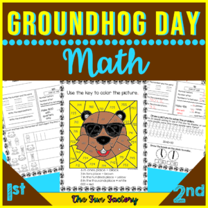 Groundhog Day Math Telling Time - Money - Graphing - February | Made By ...