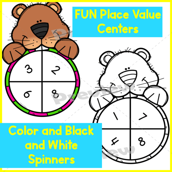 Groundhog Day Math Telling Time - Money - Graphing - February | Made By ...