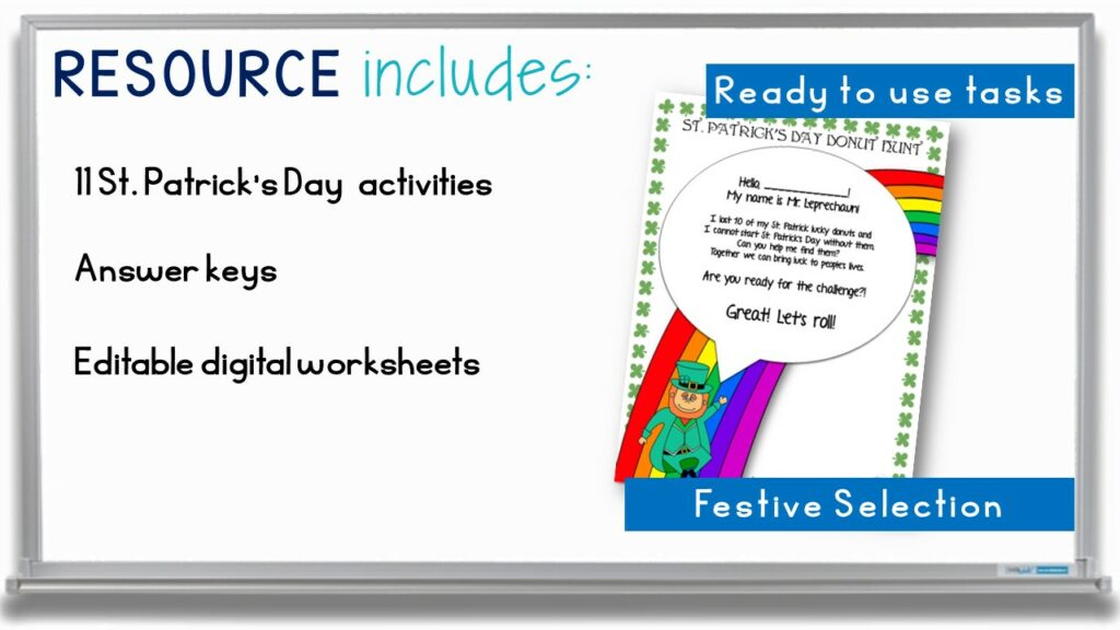 St. Patrick's Day Escape Room Activities - Scavenger Hunt Game | Made ...