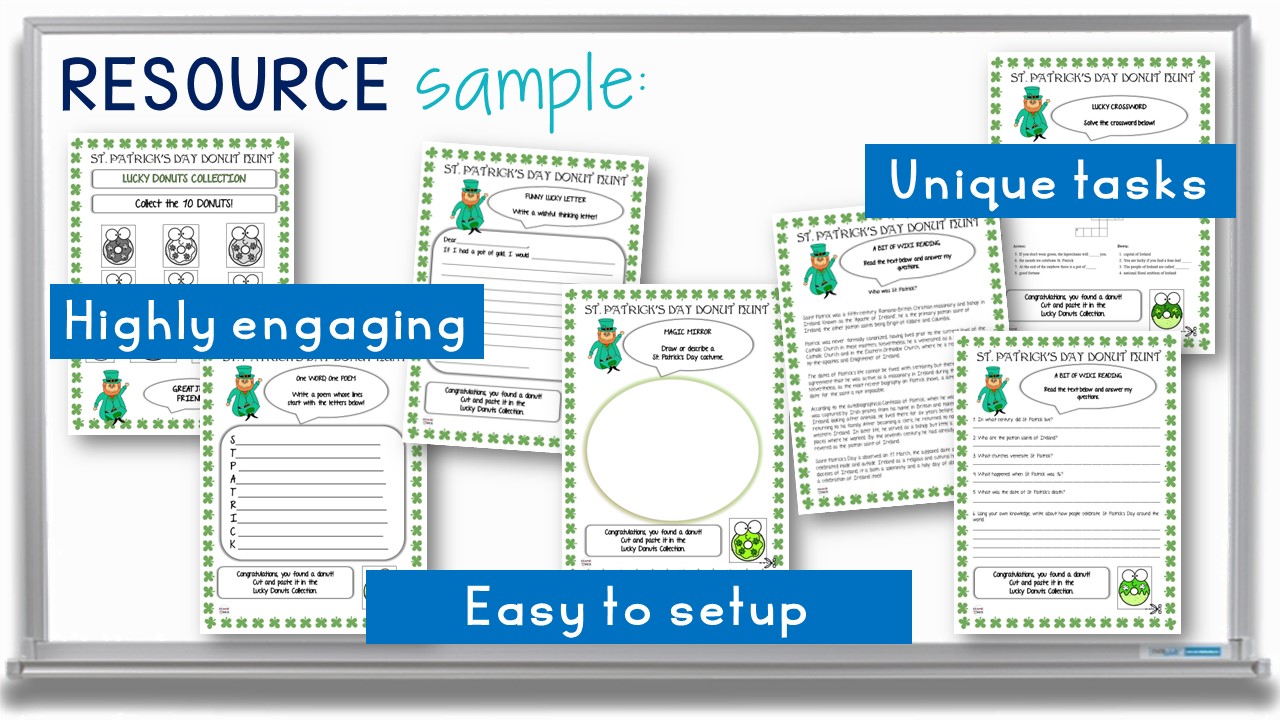 St. Patrick's Day Escape Room Activities - Scavenger Hunt Game | Made ...