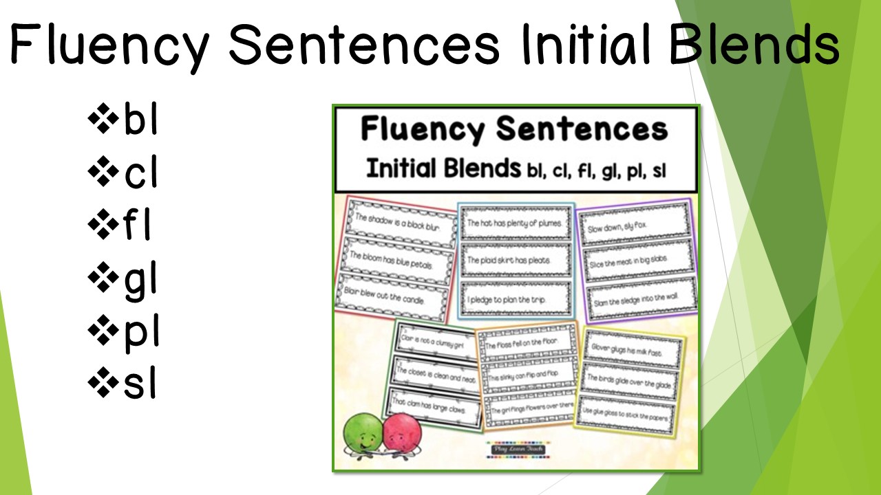 Reading Fluency Sentences Initial L Blends | Made By Teachers
