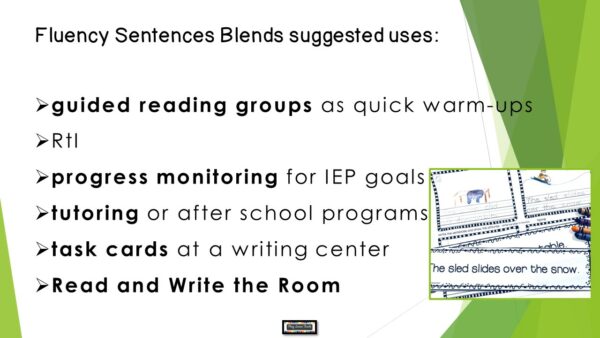 Reading Fluency Sentences Initial L Blends | Made By Teachers