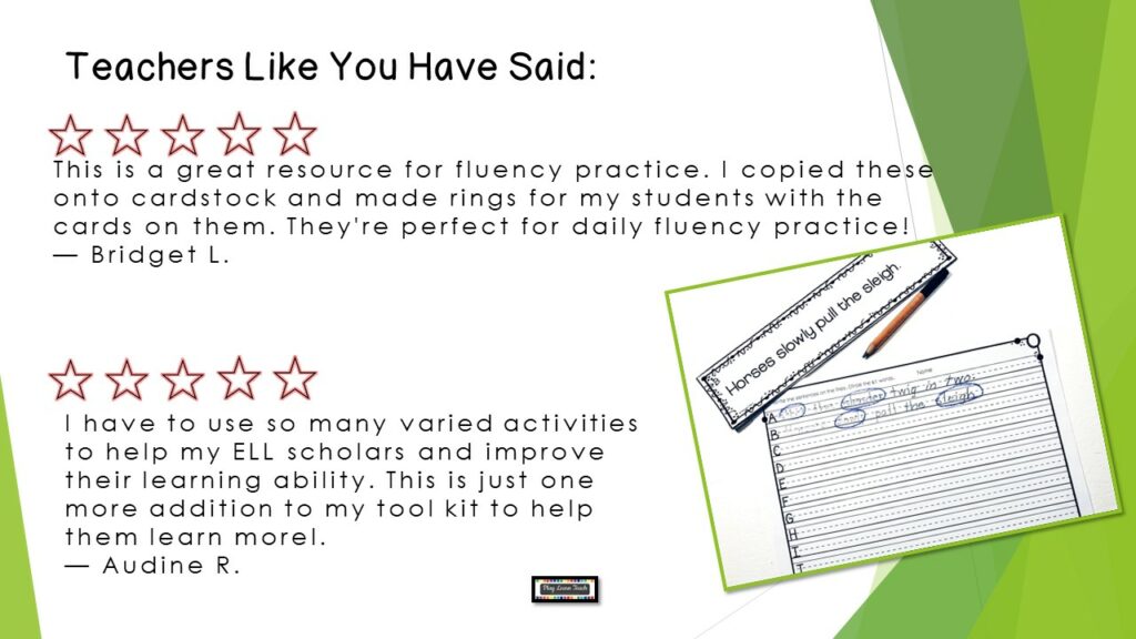 Reading Fluency Sentences Initial L Blends | Made By Teachers