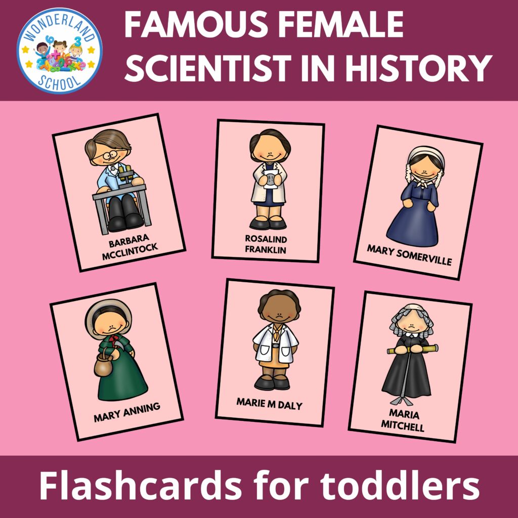 Famous Female Scientist In History Flashcards - Women's History Month ...