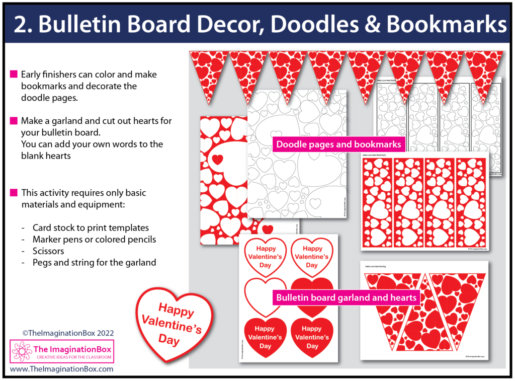 Valentine's Day Coloring Pages and Tree of Hearts Card Activity | Made ...