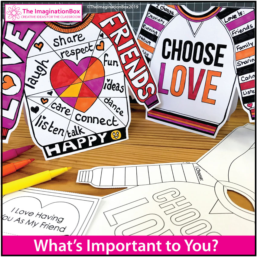 Valentines Day Art and Writing Activity, Make Friendship Cards | Made ...