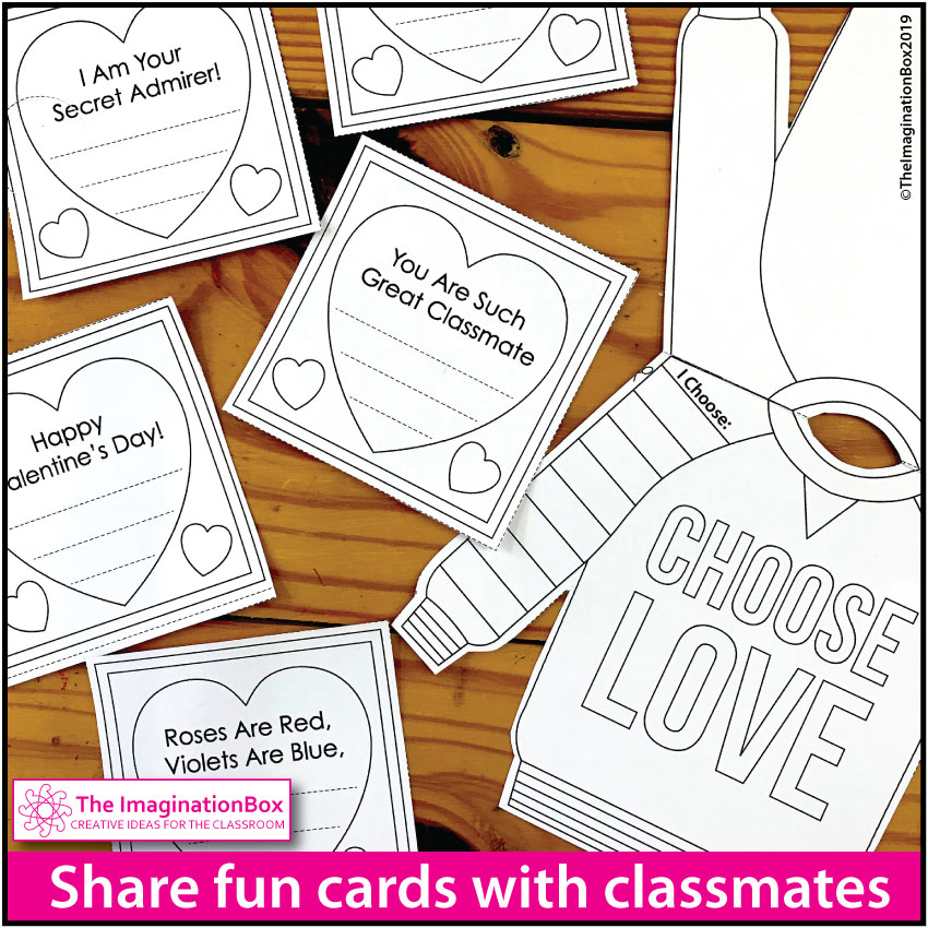 Valentines Day Art and Writing Activity, Make Friendship Cards | Made ...