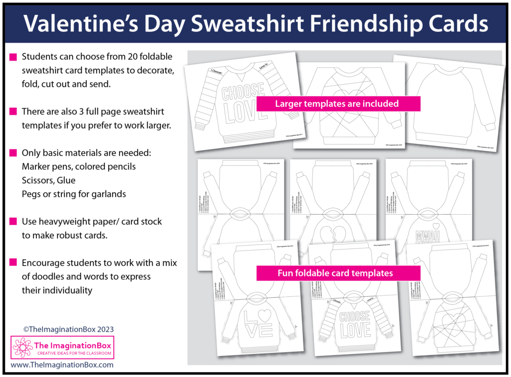 Valentines Day Art and Writing Activity, Make Friendship Cards | Made ...