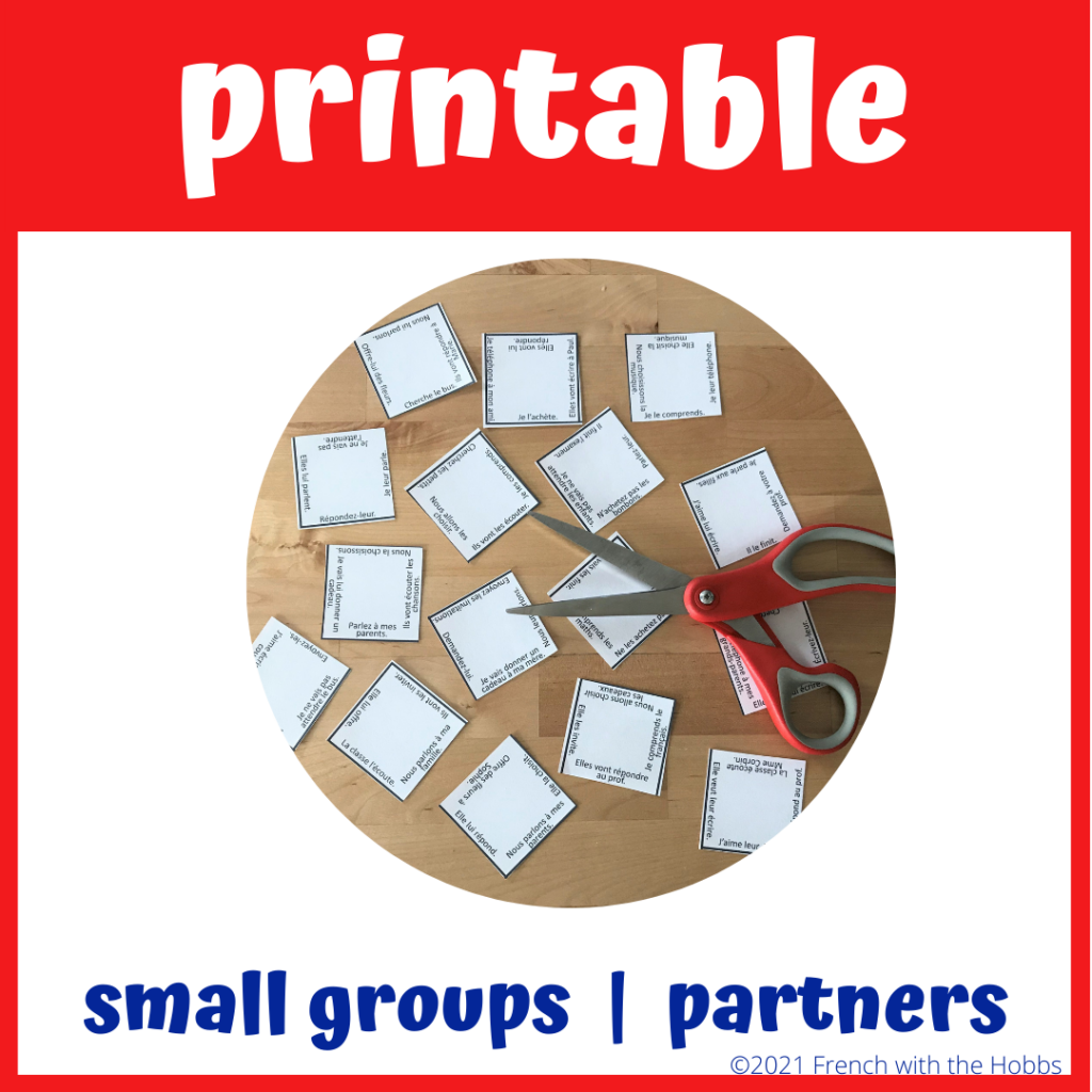 French Direct and Indirect Object Pronouns Printable and Digital Puzzle ...