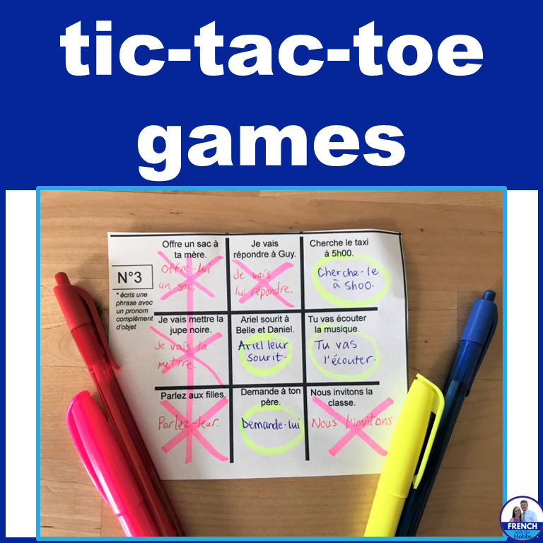 French Direct & Indirect Object Pronouns ACTIVITY BUNDLE le la les lui ...