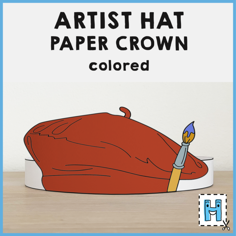 Pumpkin autumn fall Paper Crown Printable Coloring Craft Activity ...