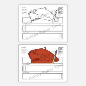 Artist Painter Paper Crowns Career Day Printable Coloring Craft ...
