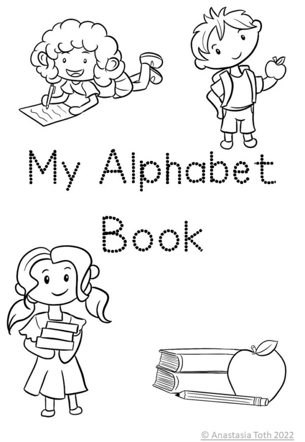 Letter Tracing Alphabet Book Writing Exercises workbook Handwriting ...